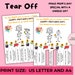 Happy Mother's Day Tear-off Flyer for Mom With 10 Coupons Step Mom Gift ...