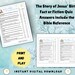 Bible Christmas Trivia Game 18 Questions on the Story of Jesus' Birth ...