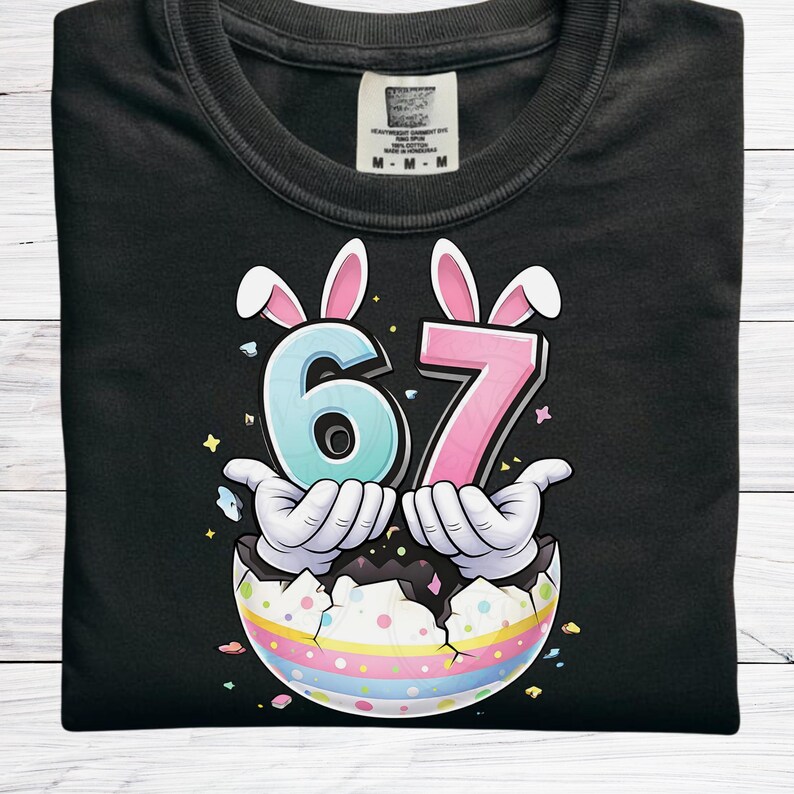 67 Easter PNG, Easter Shirt Png, Bunny Ears Number Design, Funny Easter ...