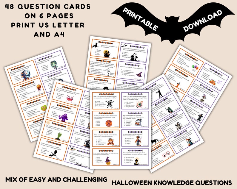 Halloween Trivia Questions, 48 Crazy Fun Halloween Party Game Trivia ...