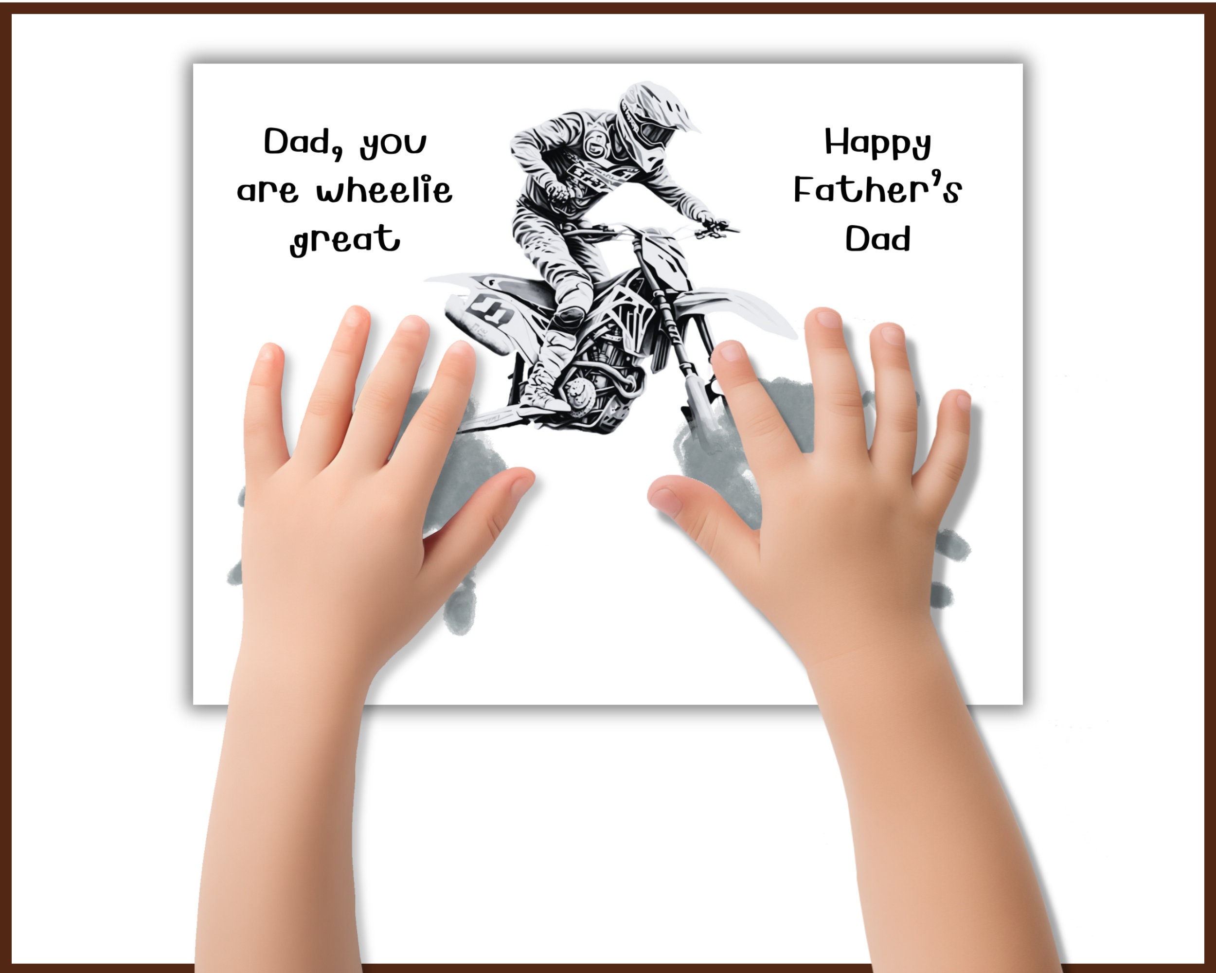 Fathers Day Handprint Art Bundle, Kids Craft Project for a Dad Gift ...