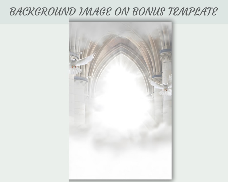 Funeral Resolution Letter Editable, for Use at Memorial Service Letter ...