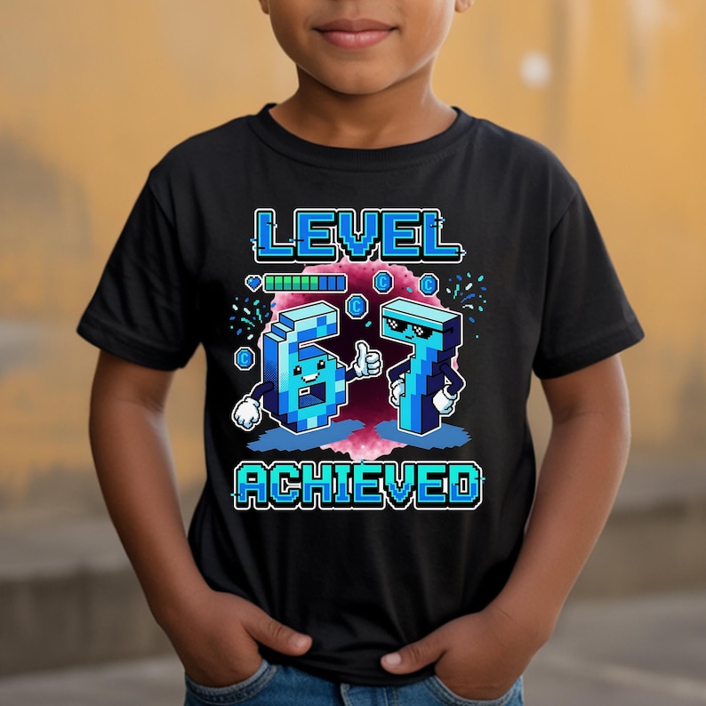 Six Seven Steal a Brainrot PNG für Bekleidungssublimation, 67 PNG, 67 ...