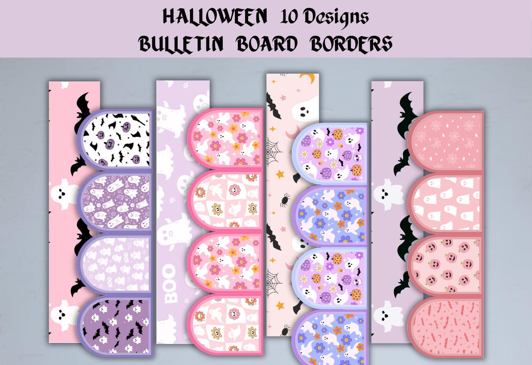 Halloween Bulletin Board Borders, Bulletin Board Decoration to Add Some ...