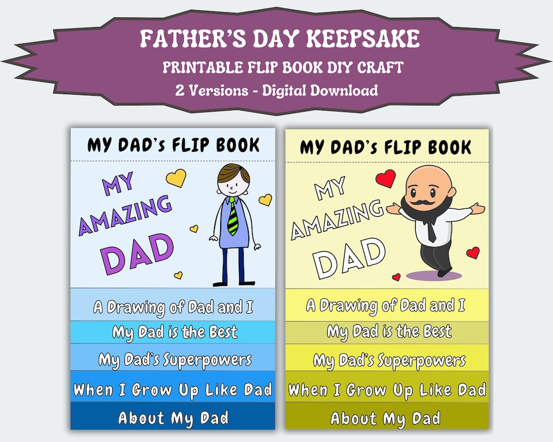 Happy Father’s Day Craft Gift, Best Dad Ever, Last Minute Gift Idea for ...