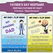 Happy Fathers Day Craft Gift Best Dad Ever, Last Minute Gift Idea for ...