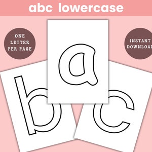 Block Letters, Large Alphabet Letters Printable, Bulletin Board Letters ...