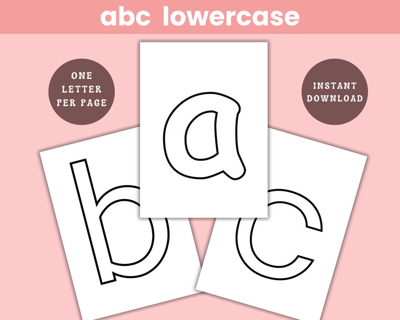 Block Letters, Large Alphabet Letters Printable, Bulletin Board Letters ...
