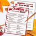Trivia Quiz With Crazy Weird Cranberry Facts, Printable Trivia Games ...