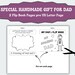 Happy Fathers Day Craft Gift Best Dad Ever, Last Minute Gift Idea for ...