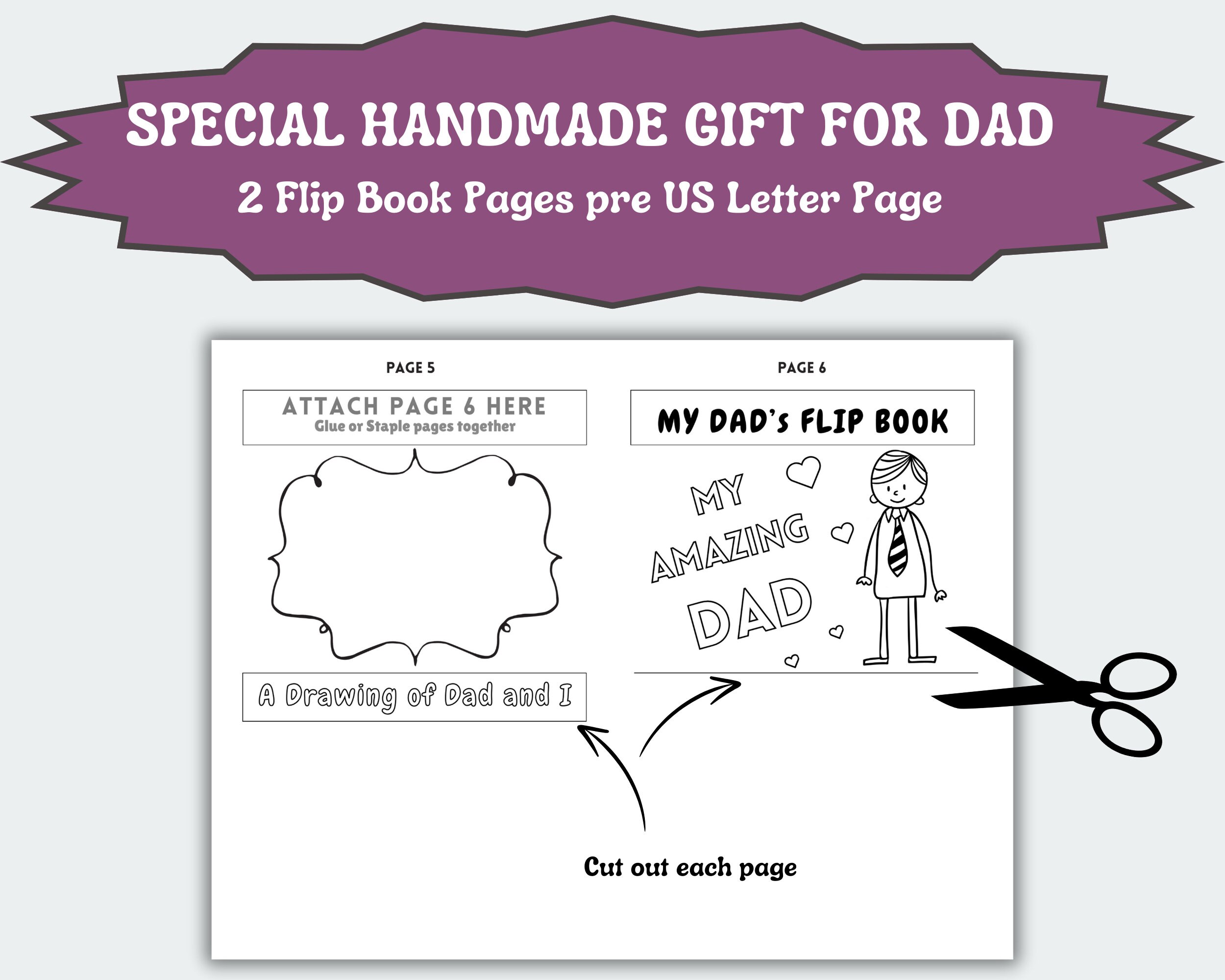 Happy Father’s Day Craft Gift, Best Dad Ever, Last Minute Gift Idea for ...