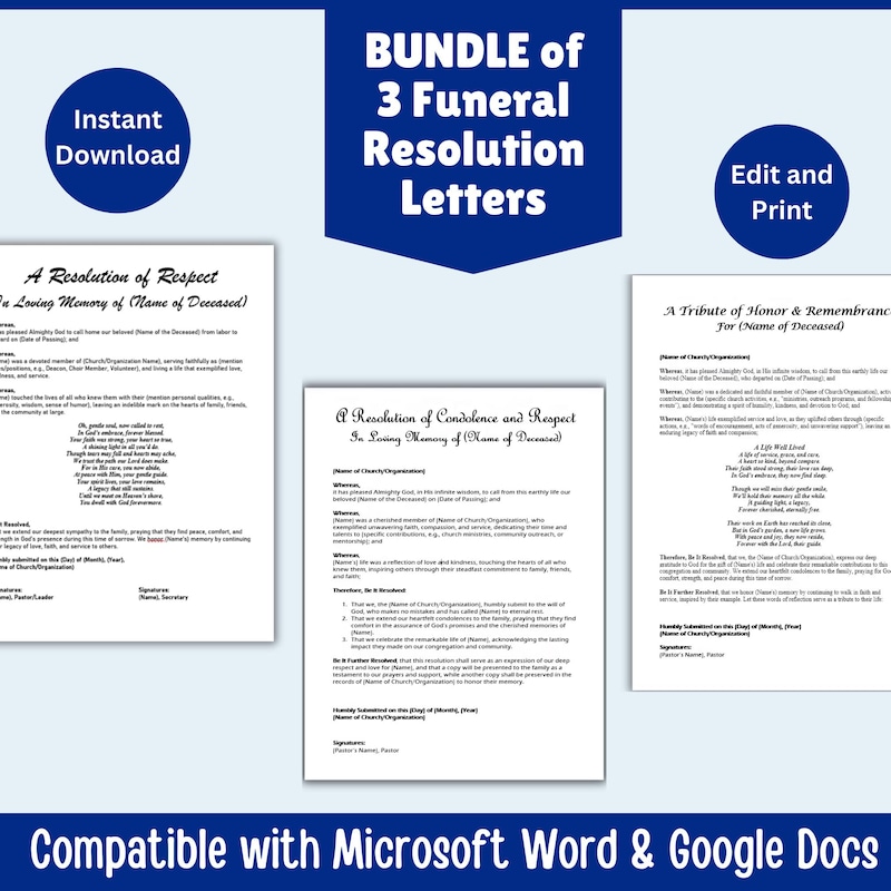 Funeral Resolutions for Classmates - Etsy