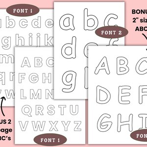 Large Alphabet Block Letters Printable, Bulletin Board Letters ...