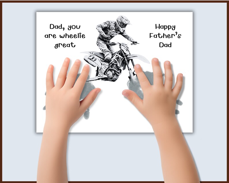 Fathers Day Handprint Art in 6 Designs, Kids Craft Project for a Dad ...