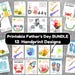 13 Handprint Art Bundle for Fathers Day Kids Craft Projects as a Dad ...