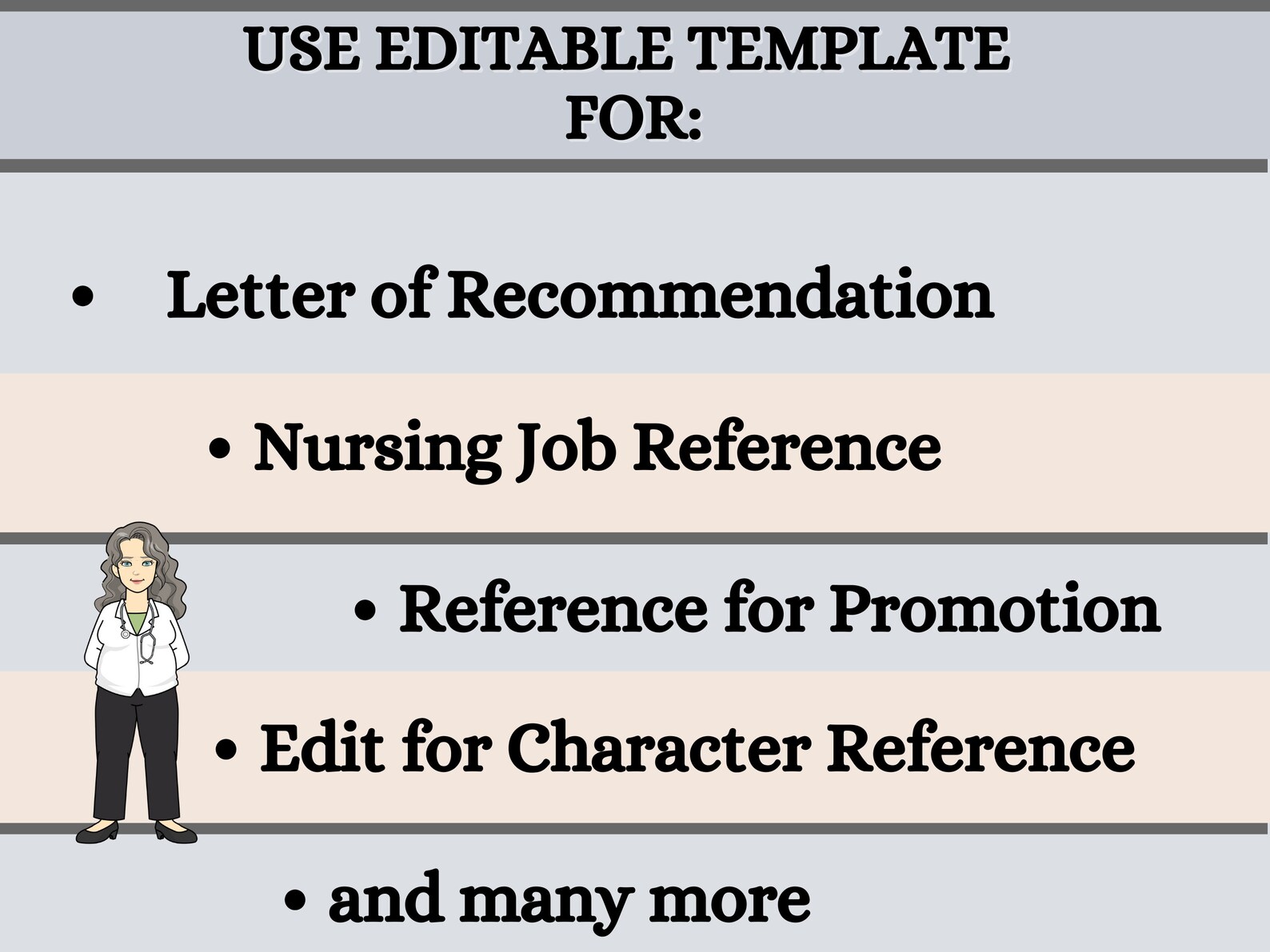 Recommendation Letter for Nurses, Professional Reference Written Letter ...