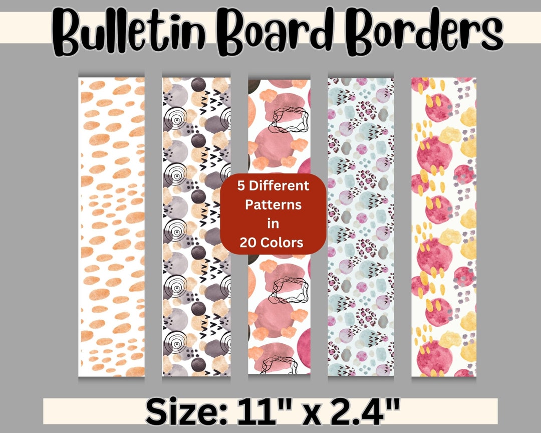 Bulletin Board Borders. Transform Your Bulletin Board With Creative ...
