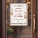Indigenous People's Day Closed Sign for Door a Printable Sign, Closed ...