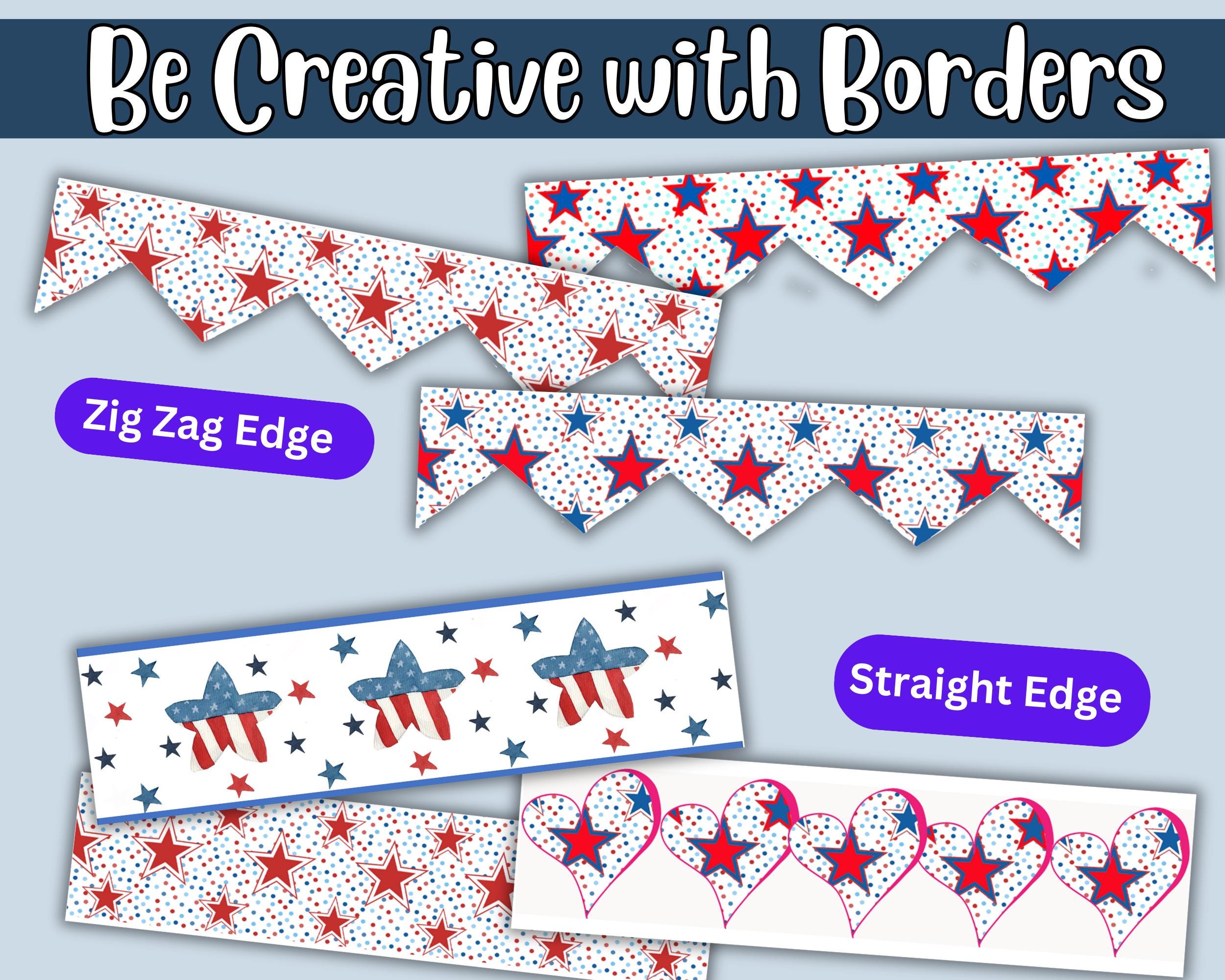 Bulletin Board Borders for Patriotic Celebrations Election Day ...