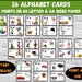 Alphabet Flashcards for Early Letter Recognition, Printable Learning ...