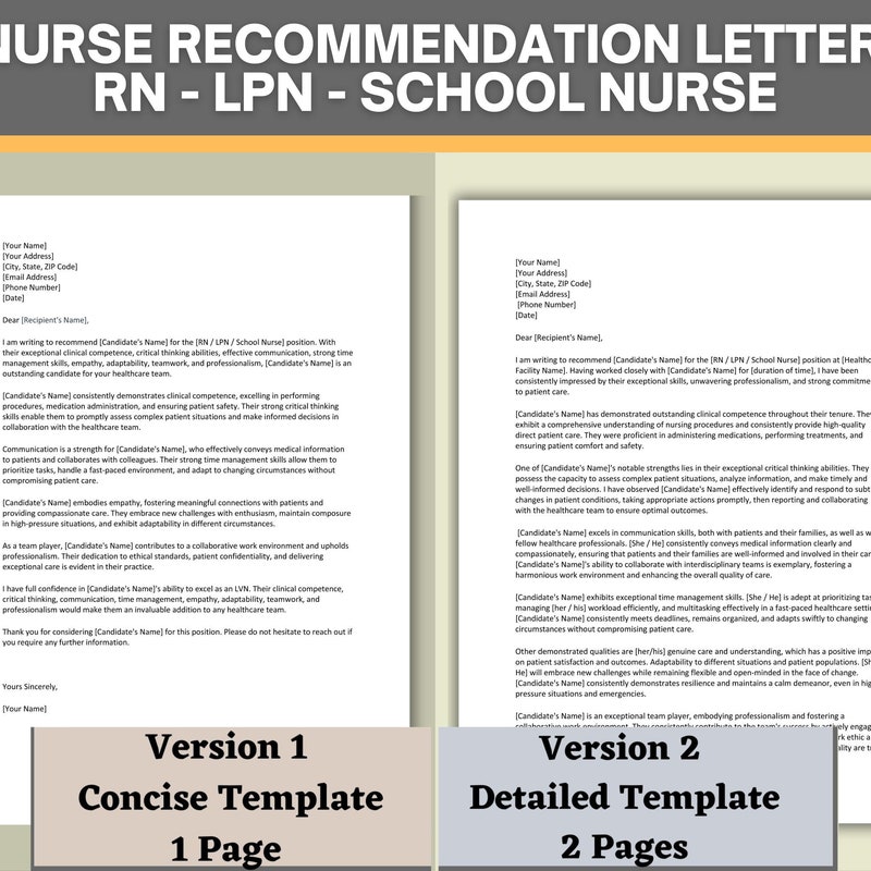 Bsn Nursing Letter - Etsy