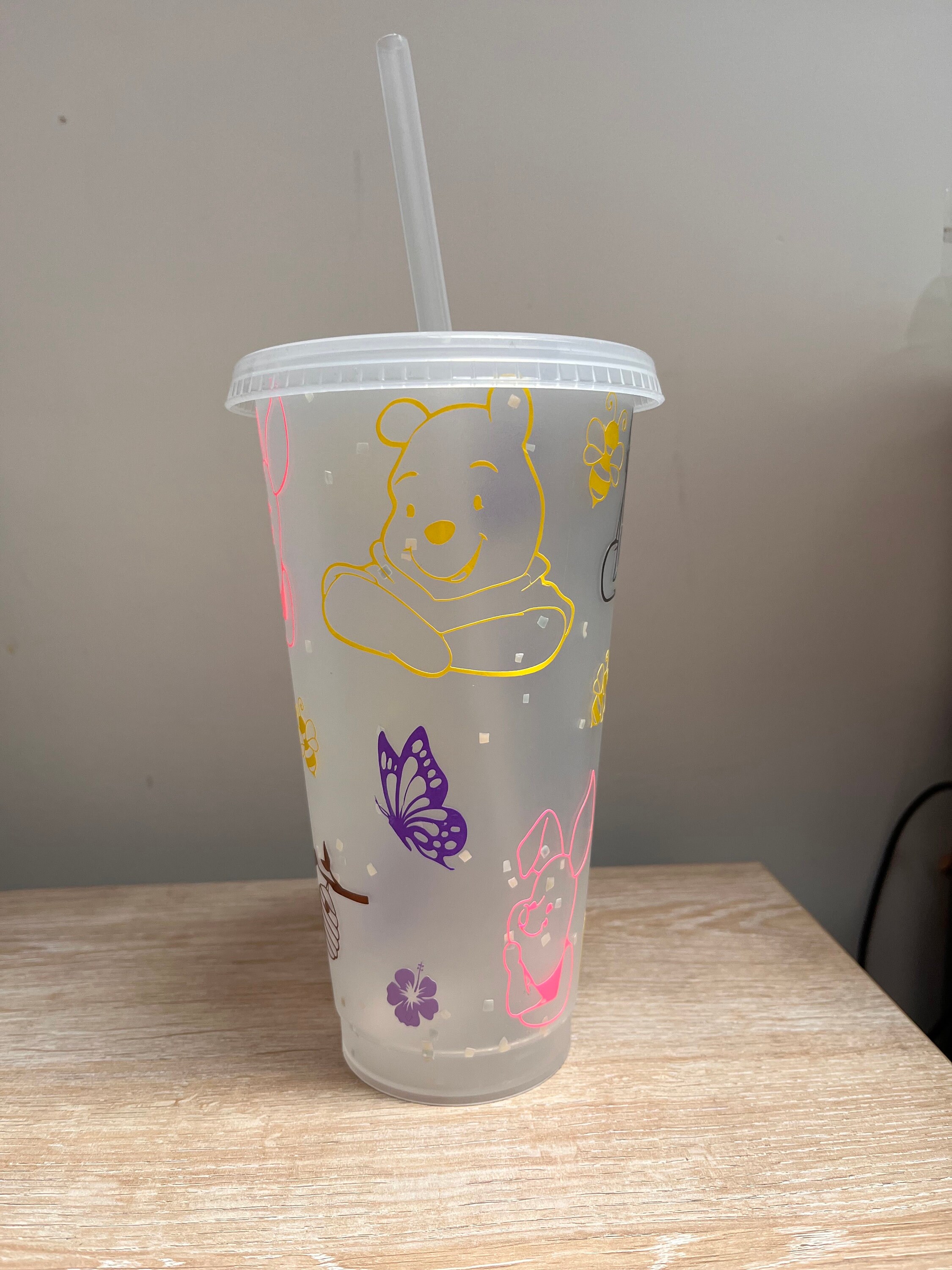 Winnie the Pooh Reusable Cold Cup Perfect Gift for Fans - Etsy UK