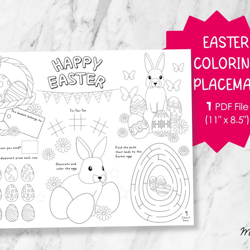 Easter Placemats - Etsy