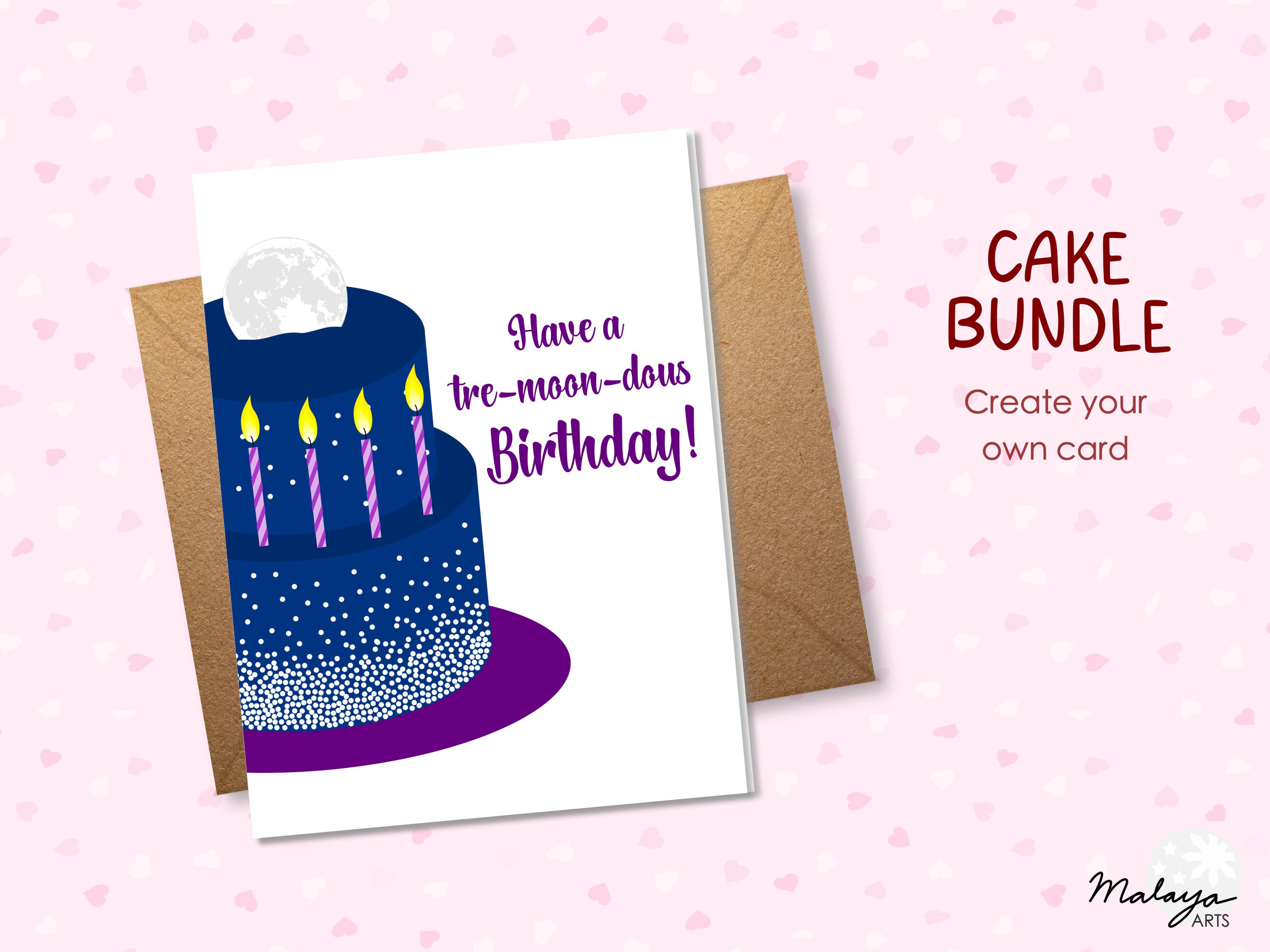 35 Cake SVG Bundle - Clipart, Layered Cut Files - Etsy