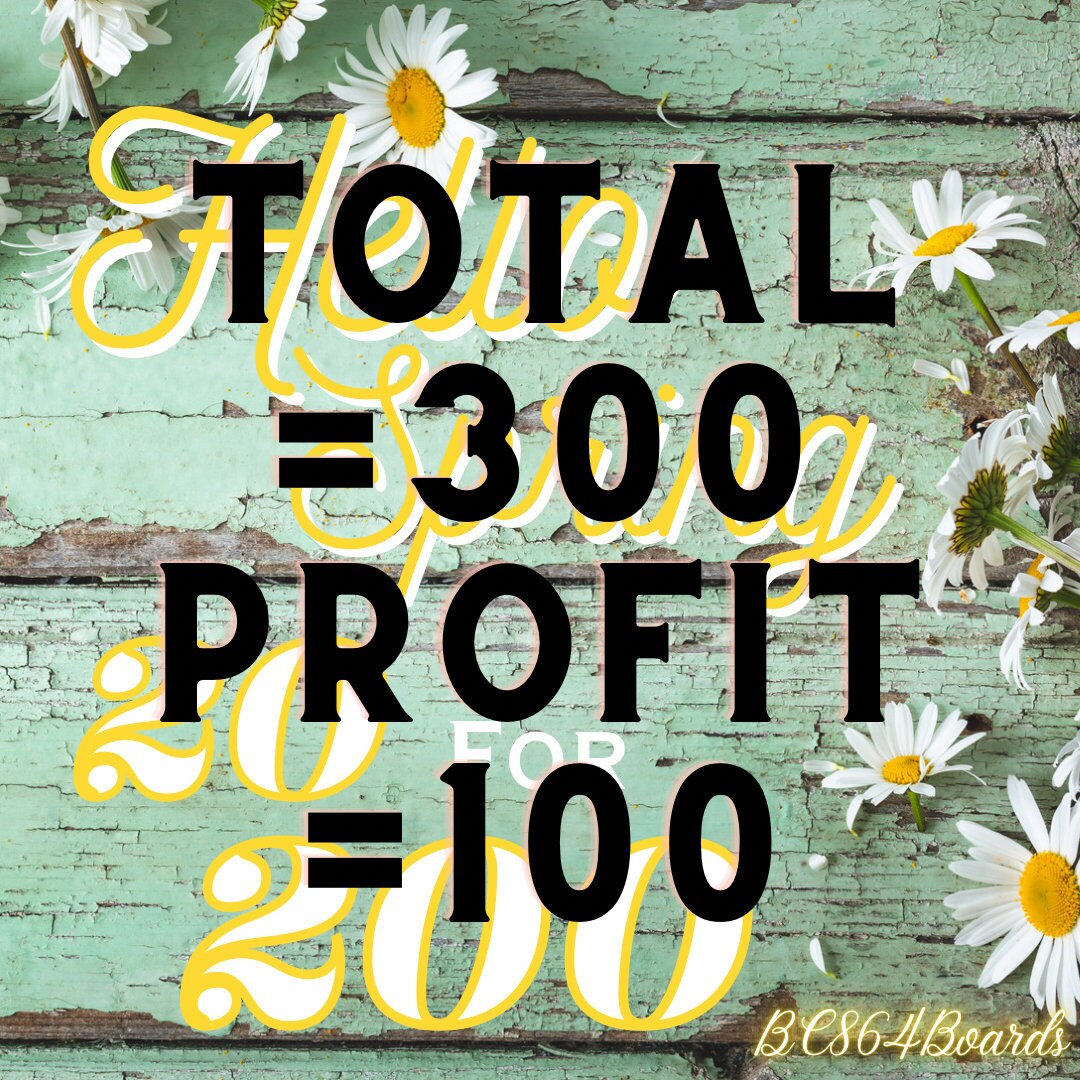 Bingo Board Hello Spring Bingo High Roller 20 200 - Etsy