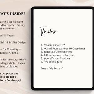 Shadow Work Journal Prompts for Goodnotes Notability or Printable ...