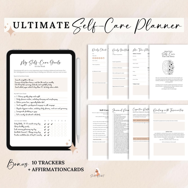 Self Care Printables - Etsy