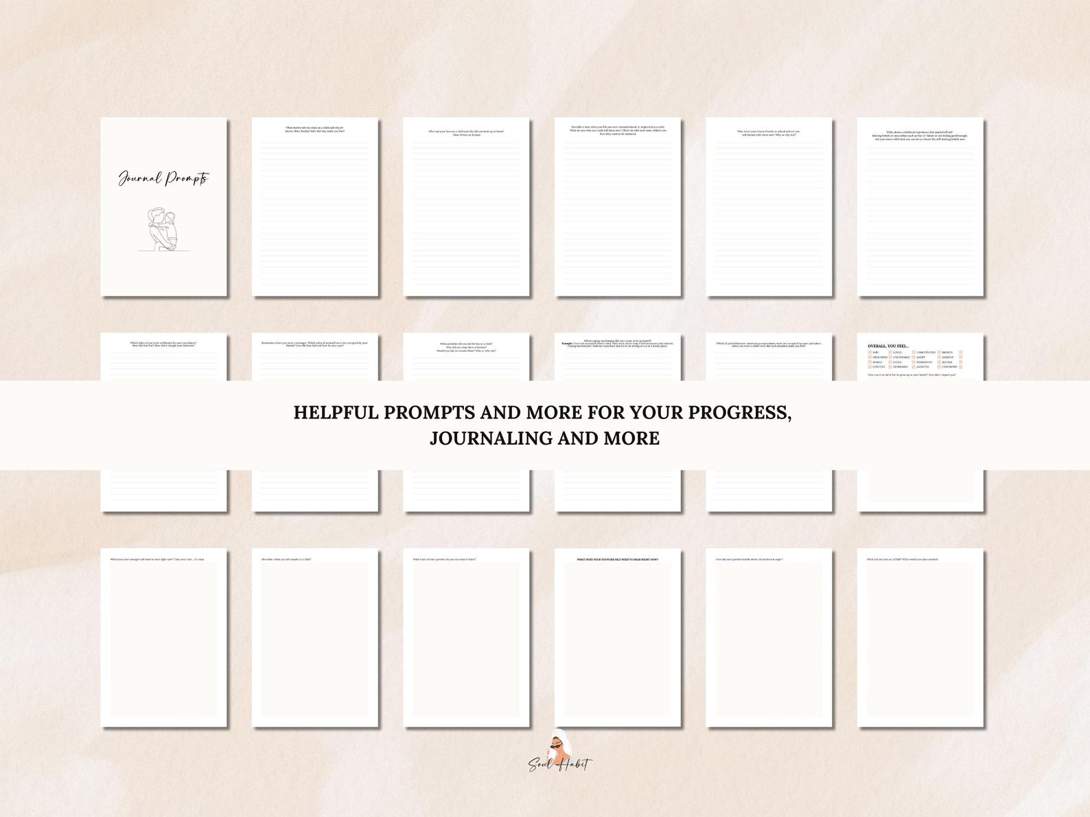 Inner Child Worksheets, Inner Child Healing, Childhood Trauma, Prompts ...
