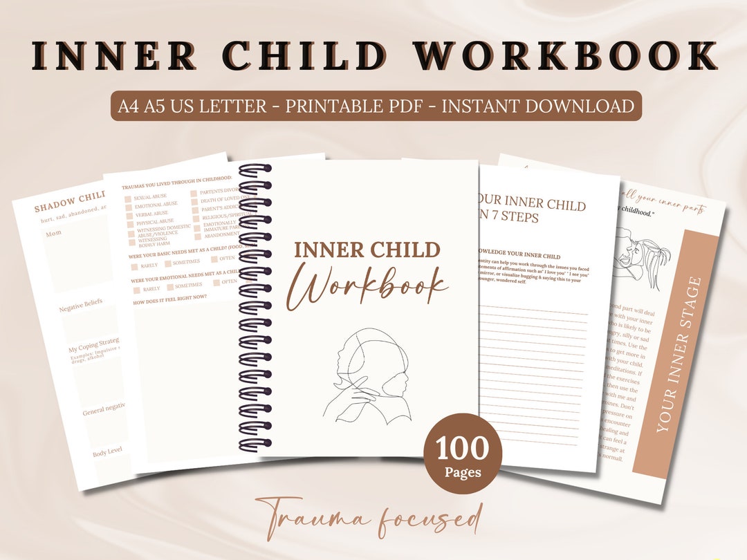 Printable Inner Child Workbook Inner Child Healing Worksheets - Etsy