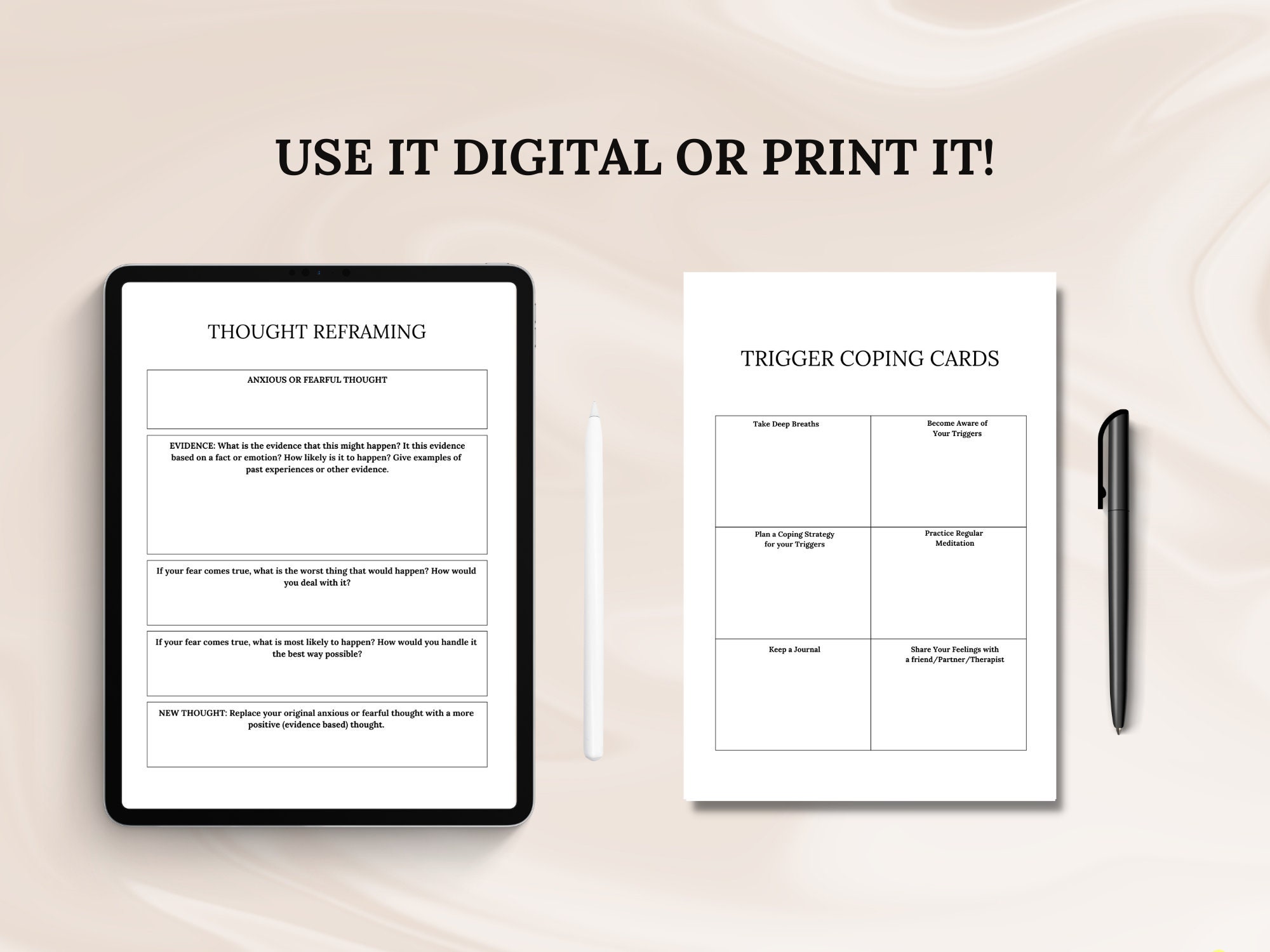 Addiction Journal Printable Addiction Recovery Planner Worksheets Self ...