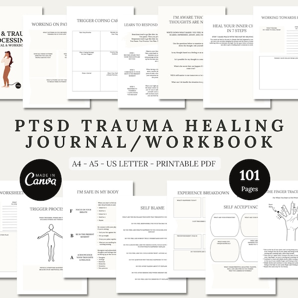 Trauma Workbook - Etsy