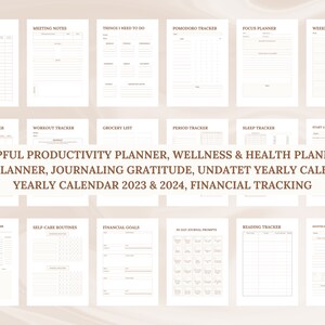 Life Planner Printable Personal Planner Bundle Finance Daily Weekly ...