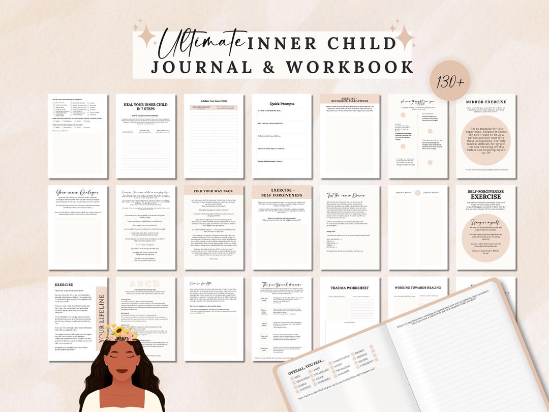 Inner Child Worksheets, Inner Child Healing, Childhood Trauma, Prompts ...