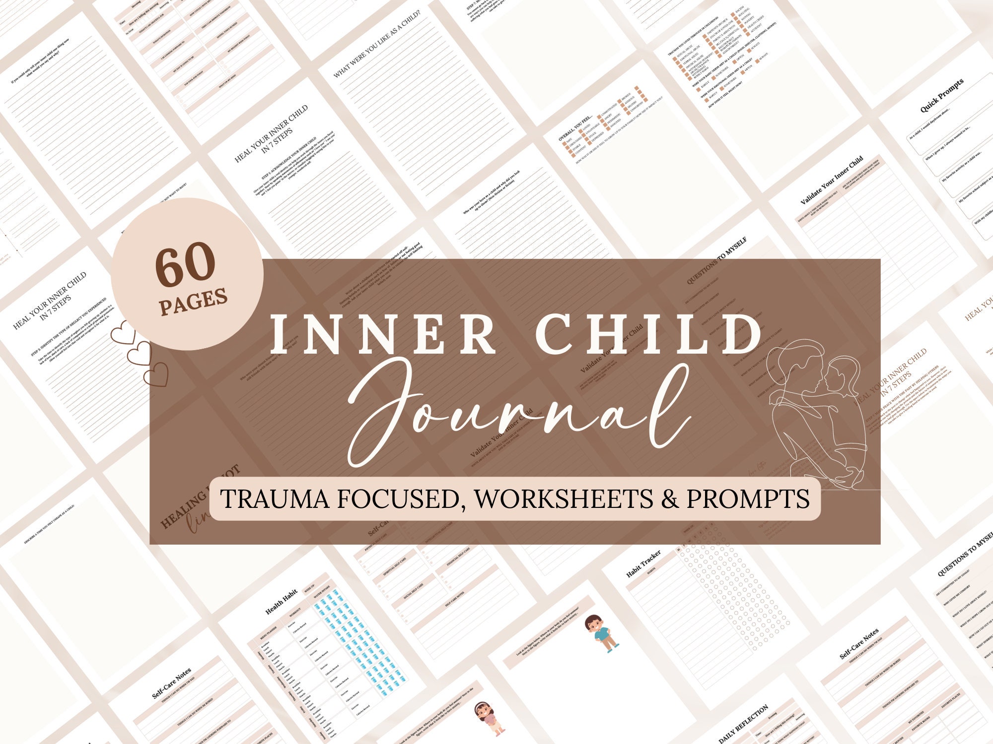 Inner Child Workbook Inner Child Healing Journal 43 Off