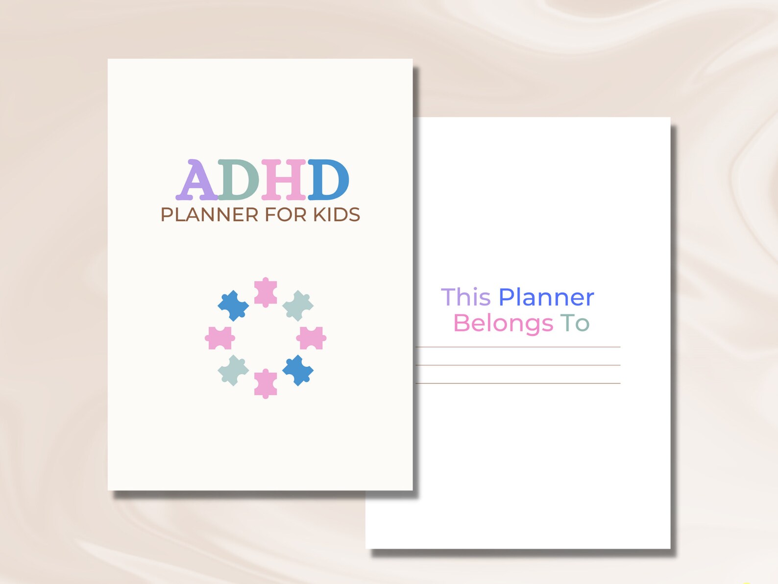 Printable ADHD Planner for Kids School Checklist Home Schooling Chore ...