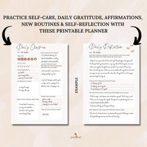 Self-care Planner Printable Mindfulness Workbook Self-love Journal ...