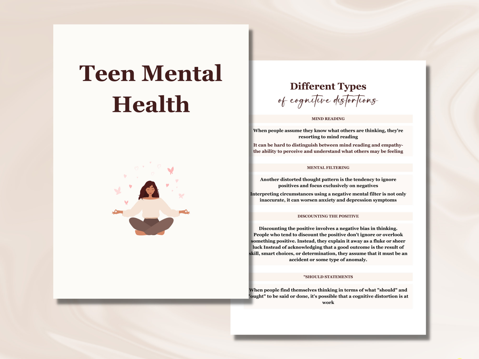 Teen Mental Health, Teen Therapy Journal, Teen Coping Skills - Etsy