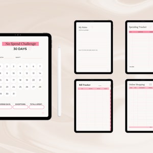 Digital Budget Planner for Ipad, Budgeting Planner, Monthly Budget ...