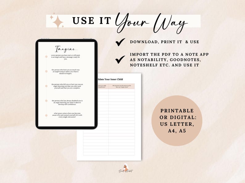 Inner Child Worksheets, Inner Child Healing, Childhood Trauma, Prompts ...