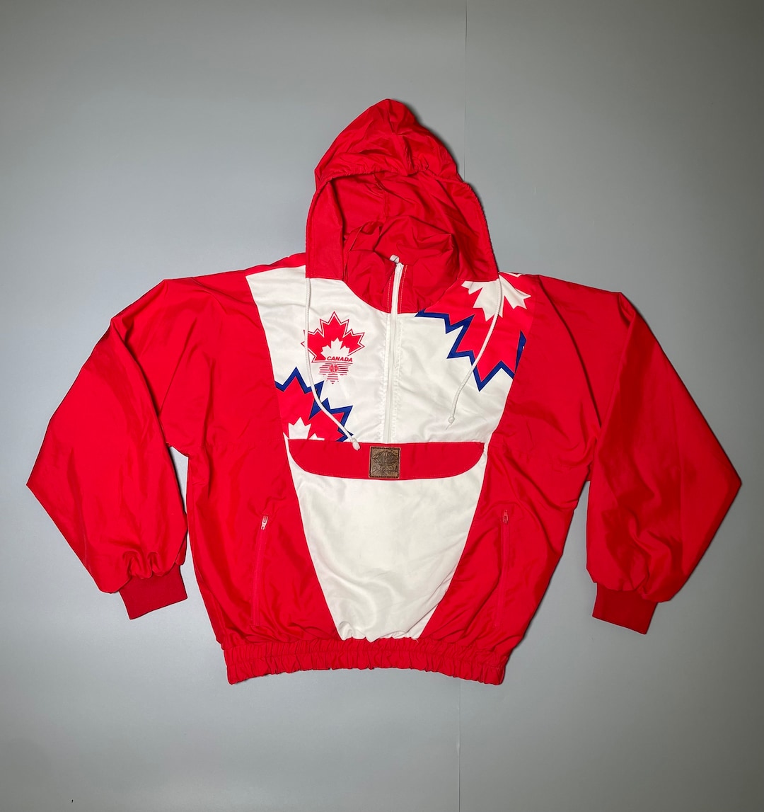 TACKLA Canada 1991 Ice Hockey World Championship Pullover Track Jacket ...