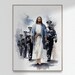 Law of Christ Christian Police Officer Print Christian Police Gift ...