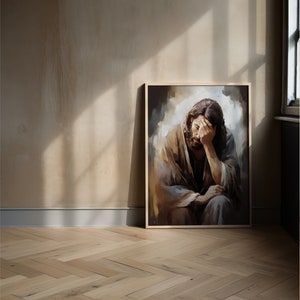 Jesus Weeps Over Jerusalem, Christ Crying, Luke 19:41, Christian ...