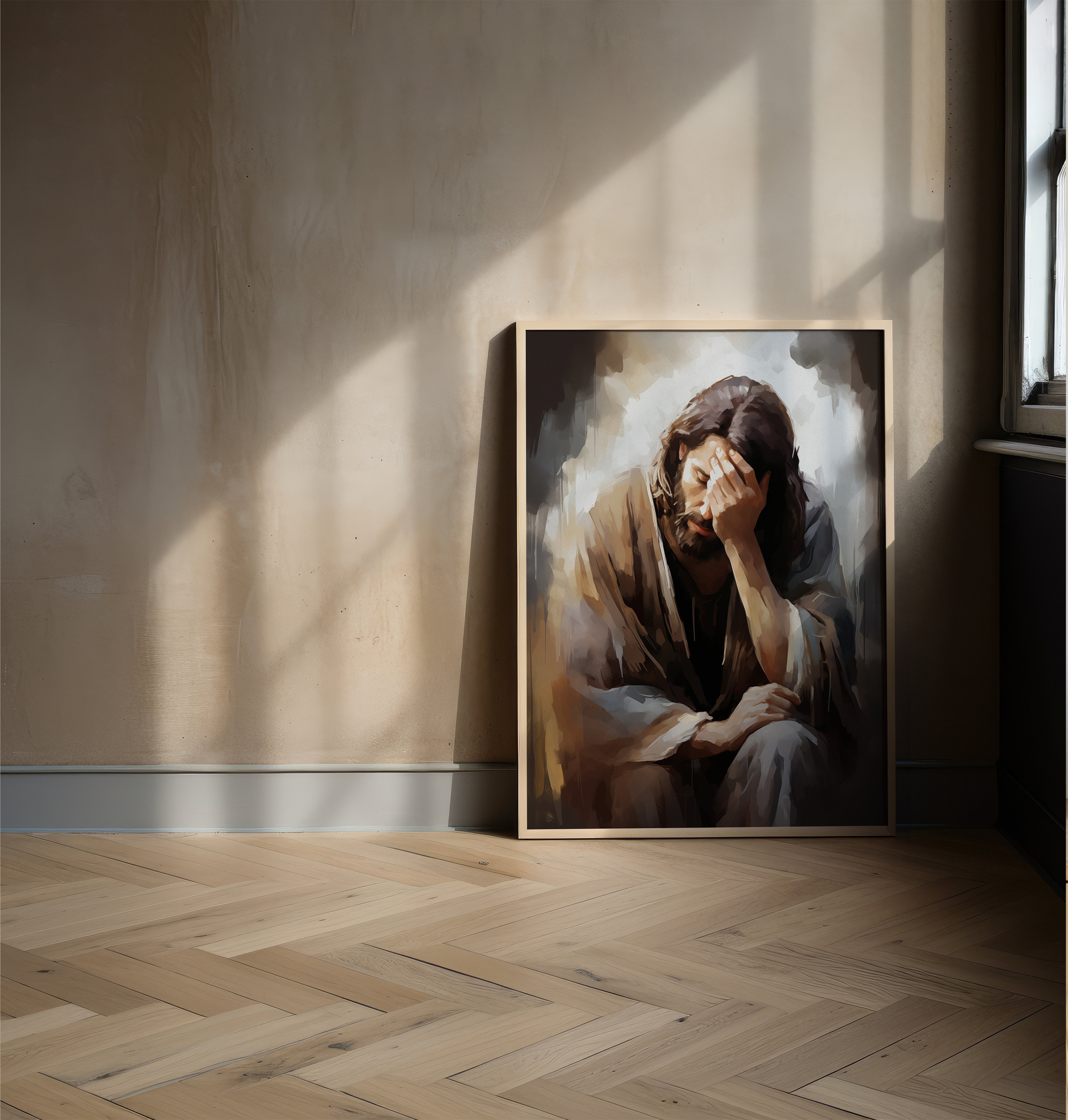 Jesus Weeps Over Jerusalem, Christ Crying, Luke 19:41, Christian ...