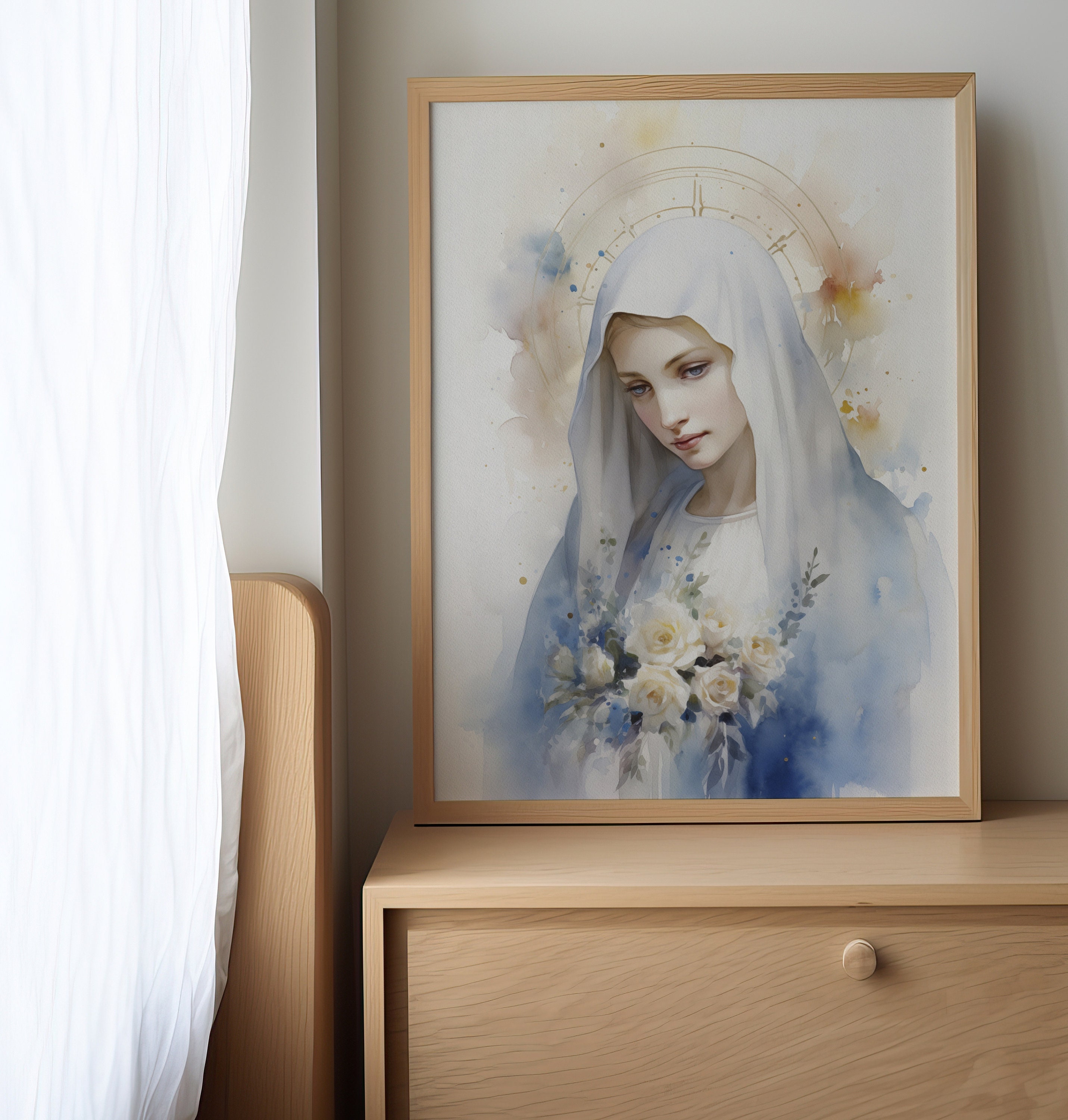 Our Lady of Roses Virgin of Guadalupe Mary Mother of God Christian ...