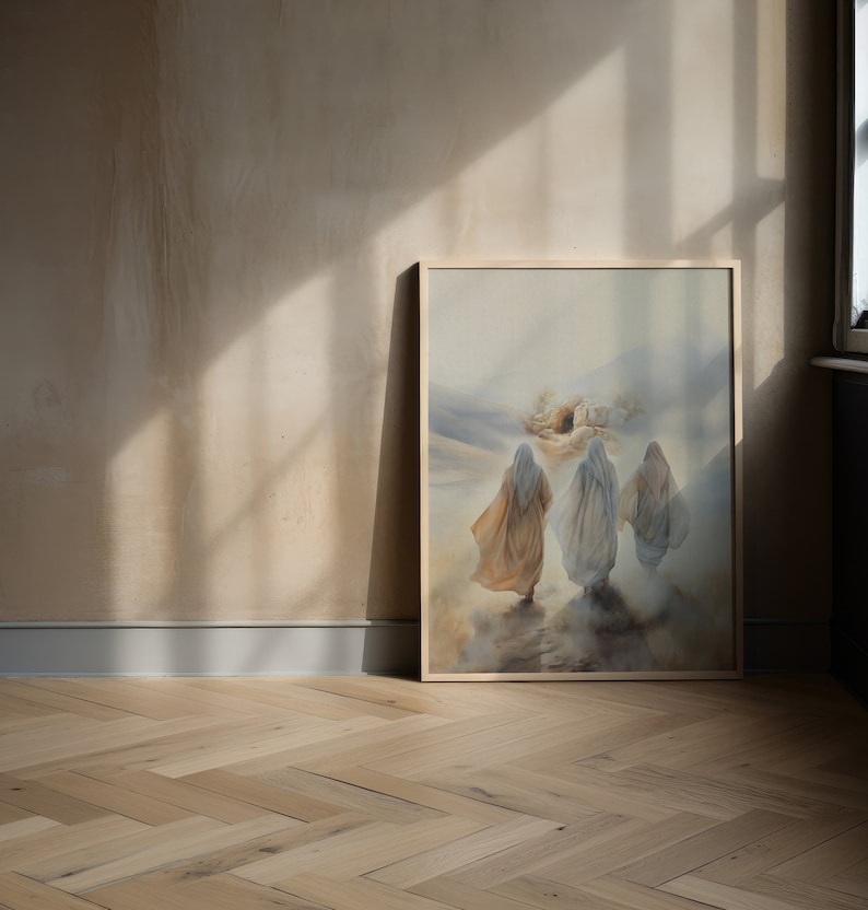 Three Marys at the Tomb Art, Three Maries Catholic Wall Art ...