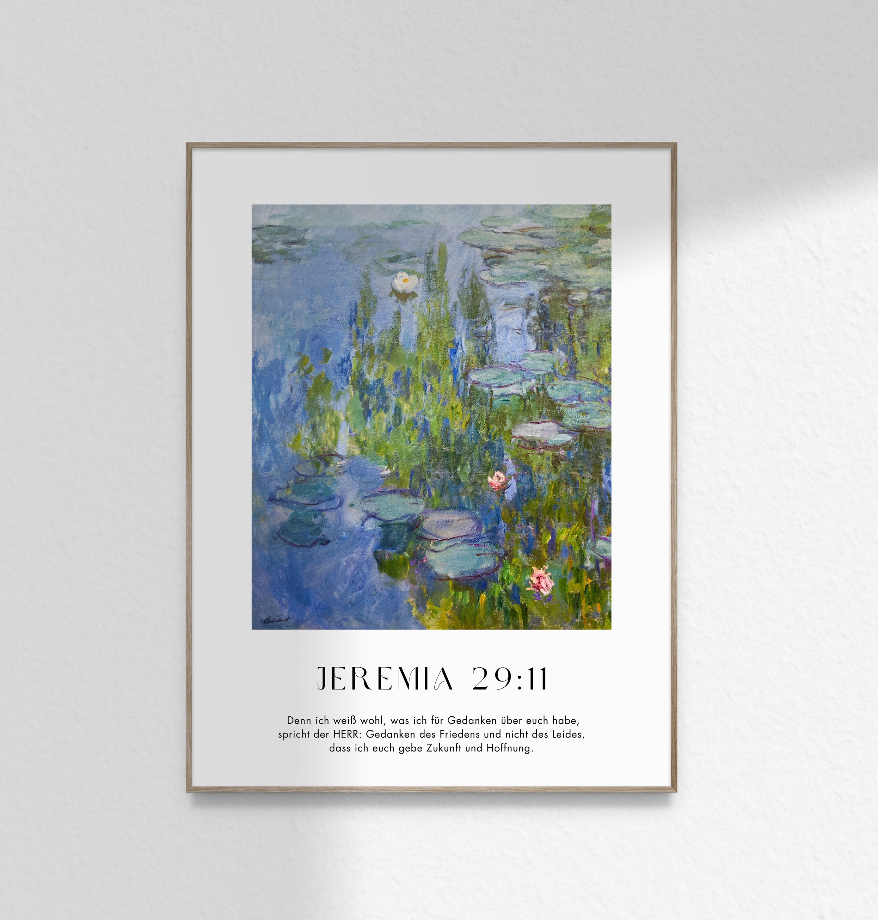 Deutsche Christliche Kunst Poster Set 3 Stück Bibelvers Schriftposter ...